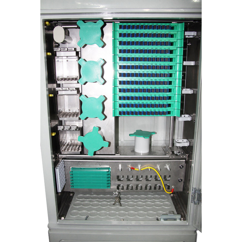 SMC Outdoor Cross Connect Electrical Optical Fiber Distribution Cabinet ...